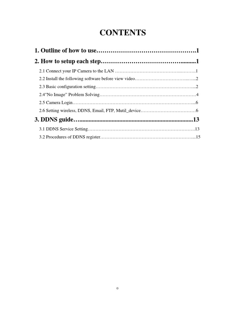 Quick Setup Guide of IP Camera | PDF | File Transfer Protocol | Ip Address