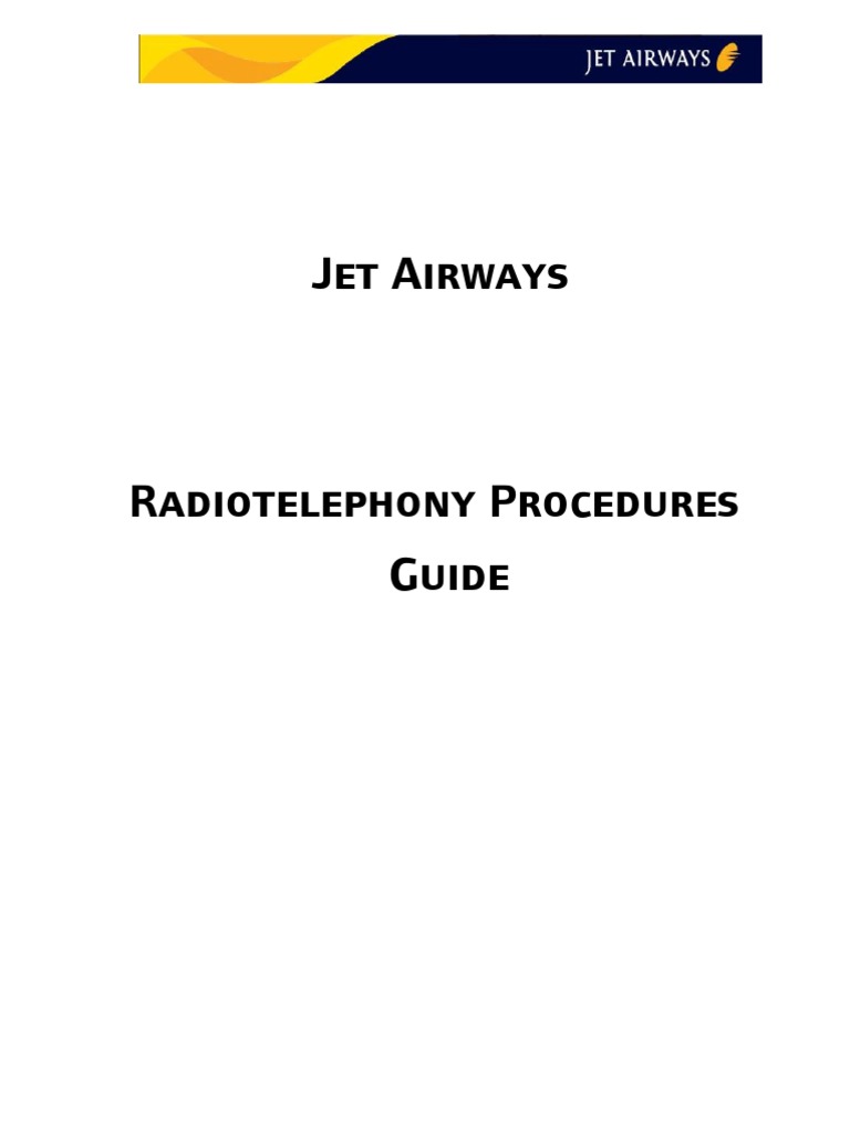 RT Procedure Guide | PDF | Transponder (Aeronautics) | Air Traffic Control