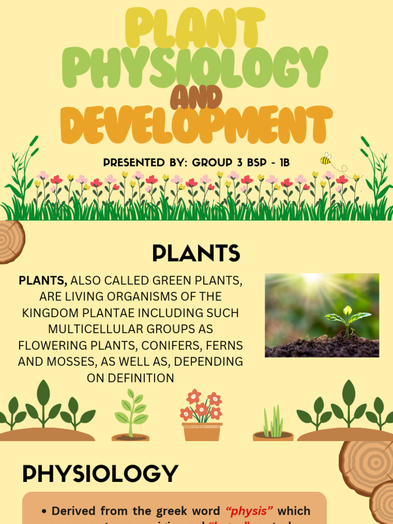 1B - Plant Physiology and Development | PDF | Metabolism | Physiology