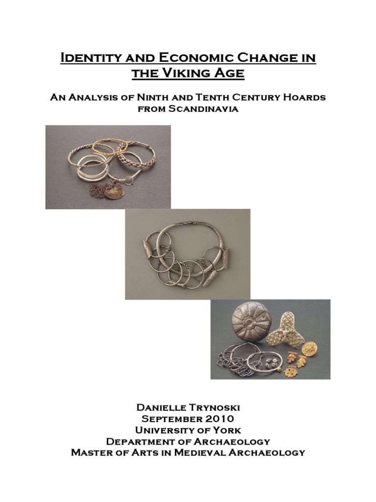 Identity and Economic Change in The Viking Age: An Analysis of Ninth ...