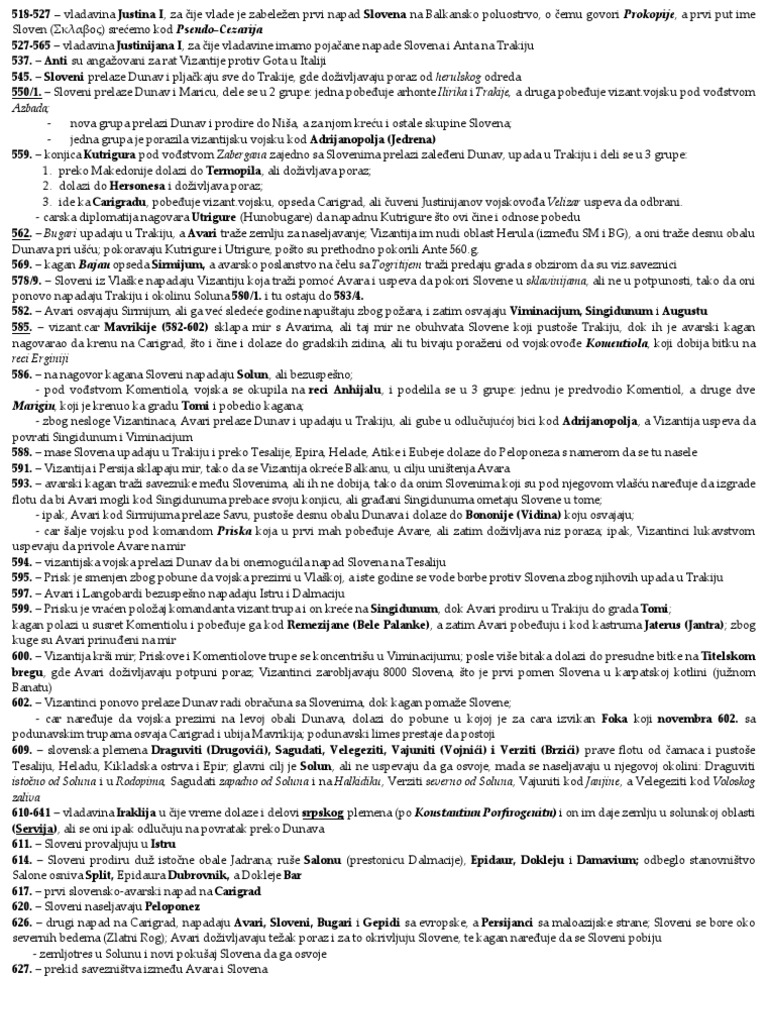 Sloveni I Avari | PDF