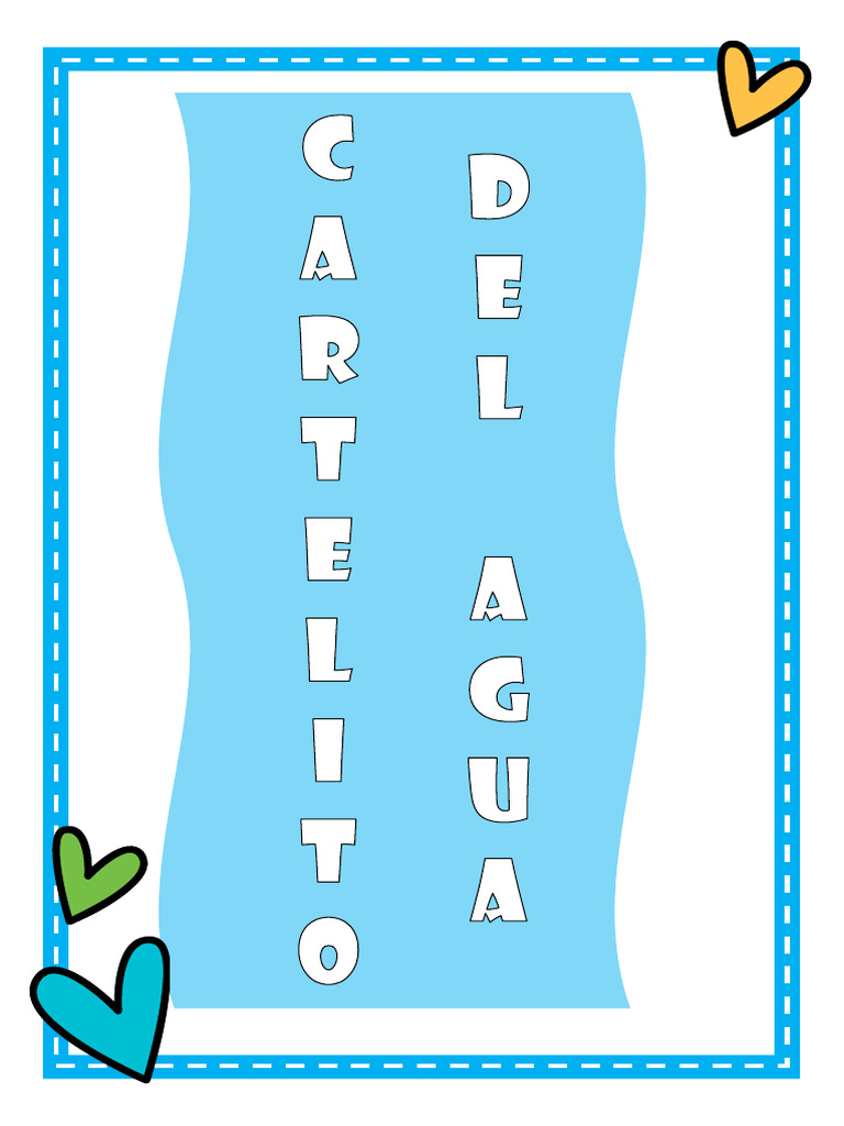 Cartelitos Día Del Agua - Regalito | PDF