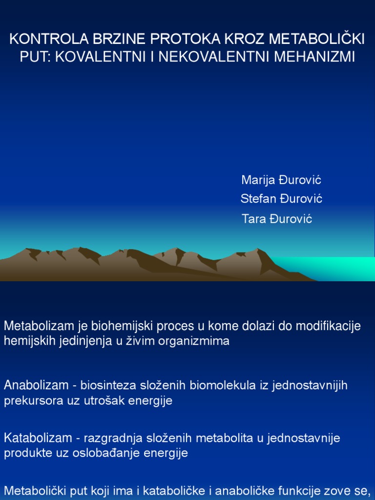 Biohemija Prezentacija | PDF