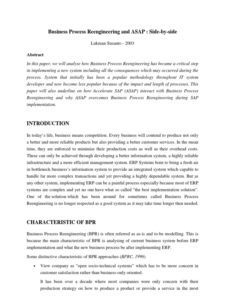 ASAP Methodology Roadmap | PDF | Business Process | Enterprise Resource ...