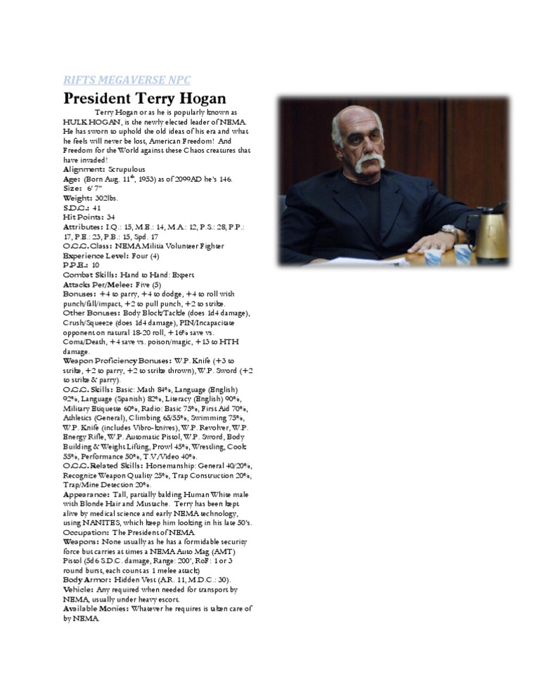 Terry Hogan | PDF | History