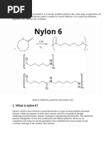 Nylon-2-Nylon-6 Structure Analysis | PDF | Nylon | Polymerization