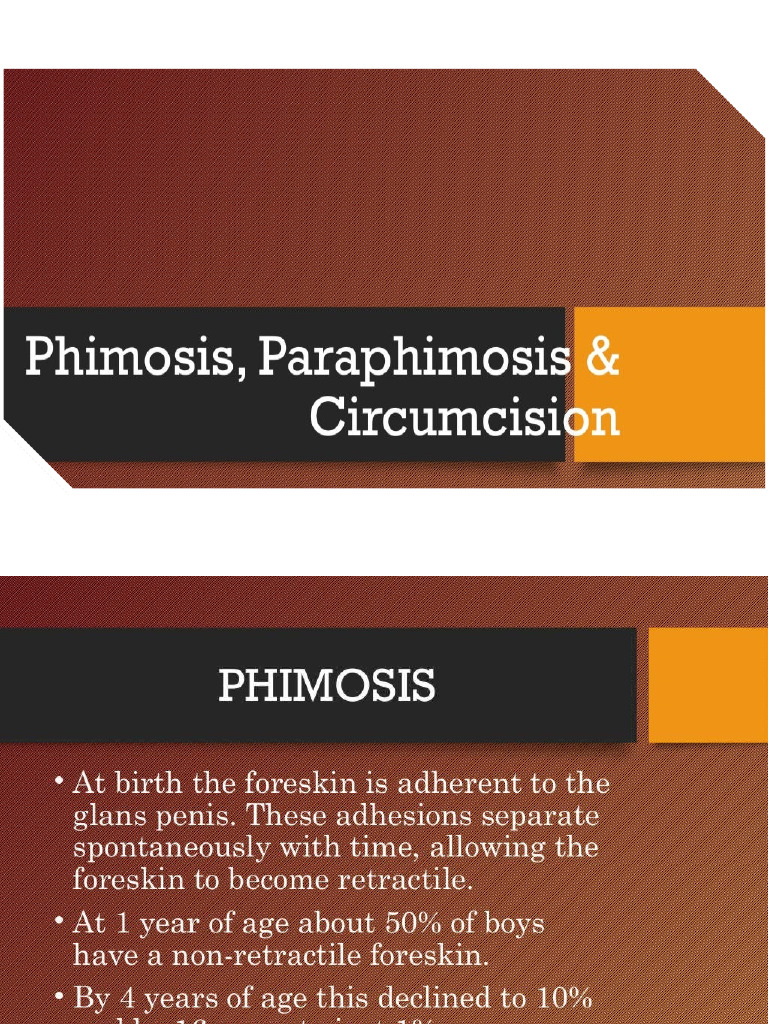 Phimosis Paraphimosis | PDF