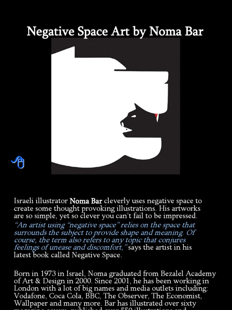 Negative Space Art - Noma Bar | PDF