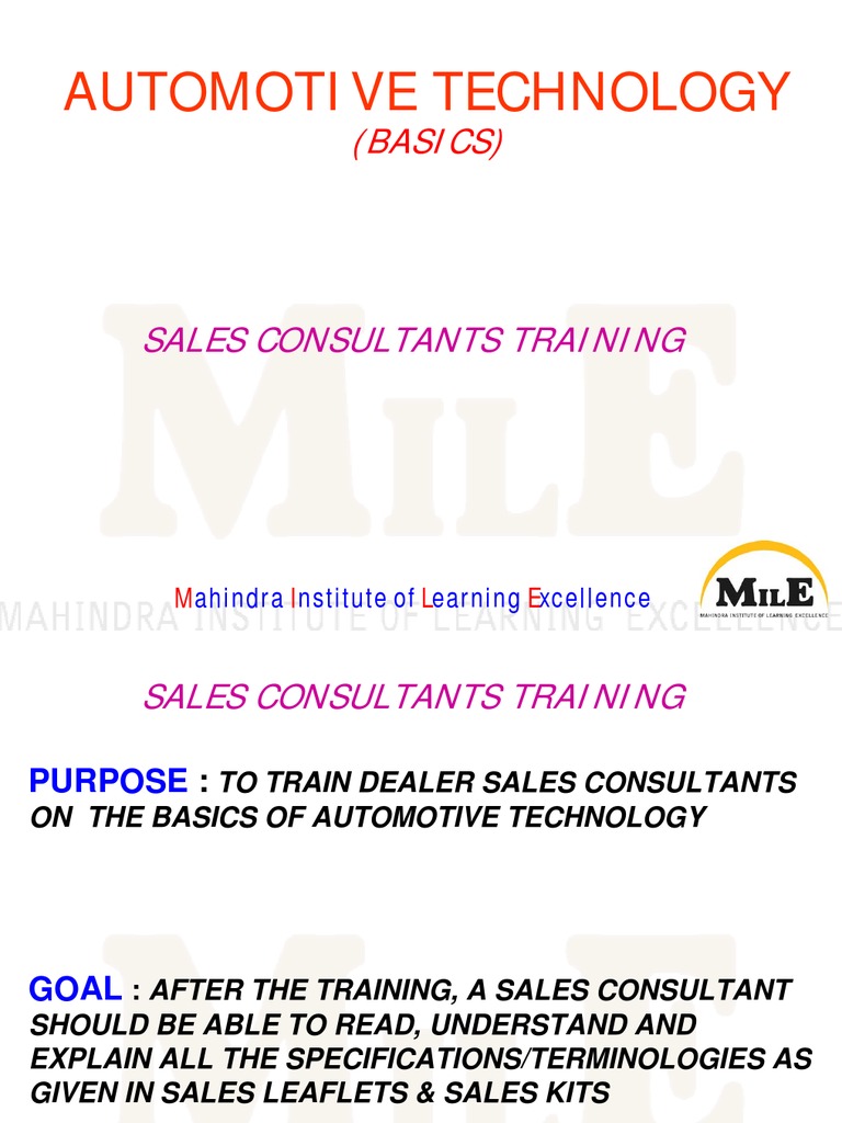 Automobile Basics | PDF | Business