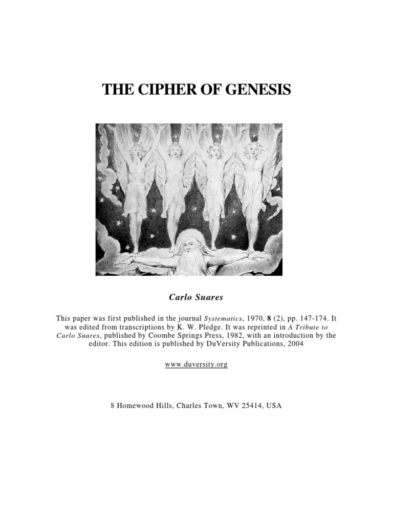 The Cipher of Genesis | PDF