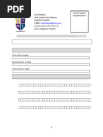 NIT Namibia Application Form 2026 | PDF | Identity Document