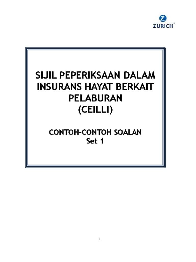 Ceilli BM - Set 1 | PDF