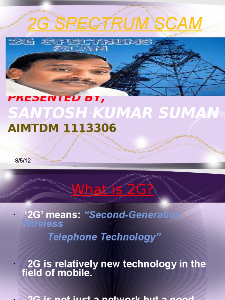 2G Spectrum Scam Overview | PDF | Telecommunications | Government