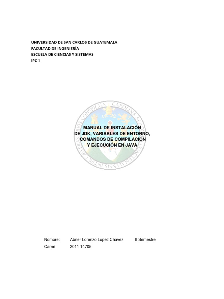 Instalación de JDK y Configuración de javac | PDF | Java (lenguaje de ...