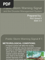 Public Storm Warning Signals Explained | PDF | Natural Disasters ...