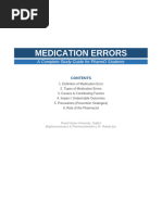 Medication Safety Practices Overview | PDF | Medical Error | Pharmacy