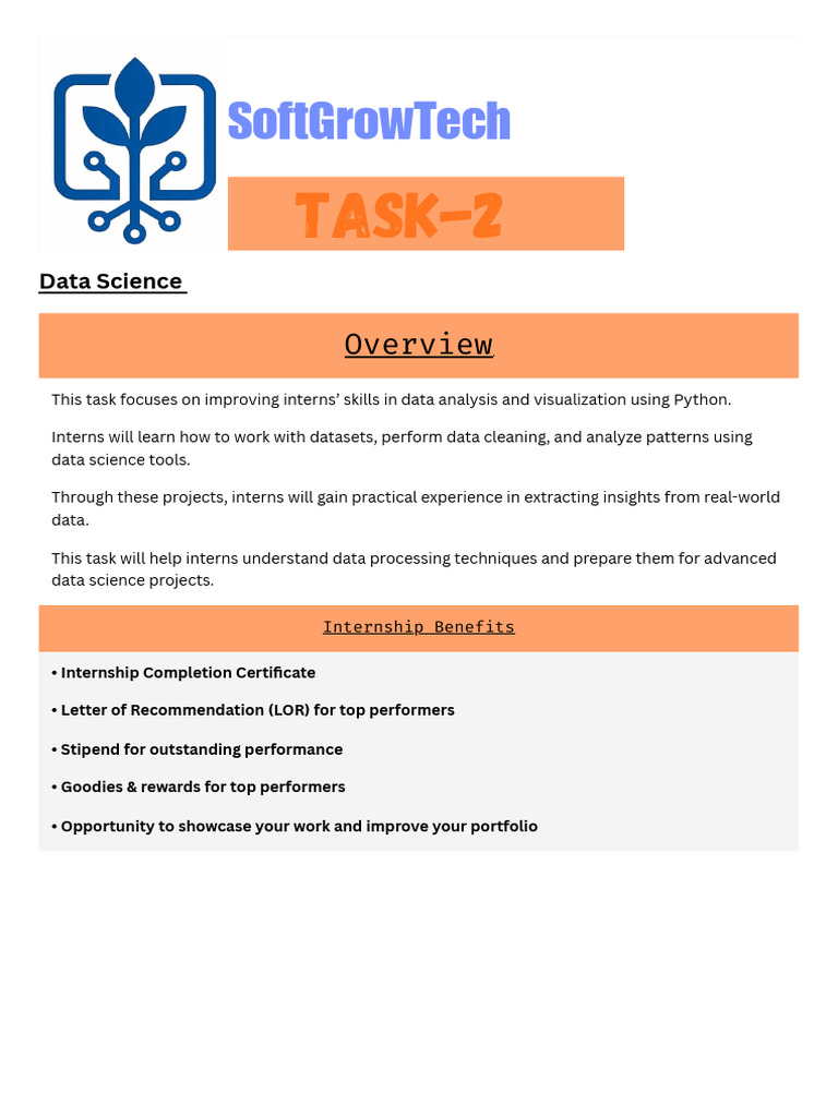 Data Science - Task 2 SoftGrowTech Internship - 20260313 - 122524 ...