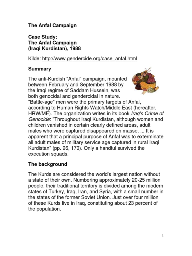 The Anfal Campaign | Iraqi Kurdistan | Kurds