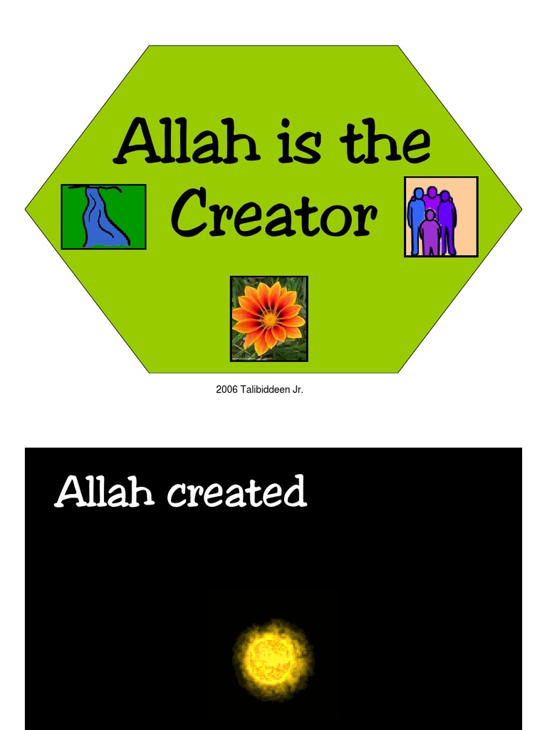 Allah Is The Creator | PDF