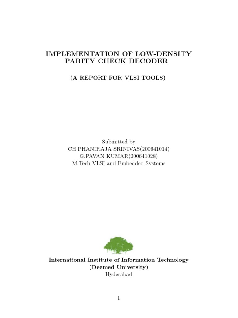LDPC | PDF | Low Density Parity Check Code | Forward Error Correction