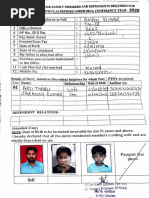 Railway Family Declaration Form 2025 | PDF