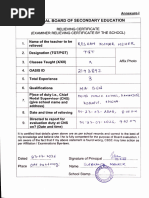 Teacher Relieving Certificate Format | PDF