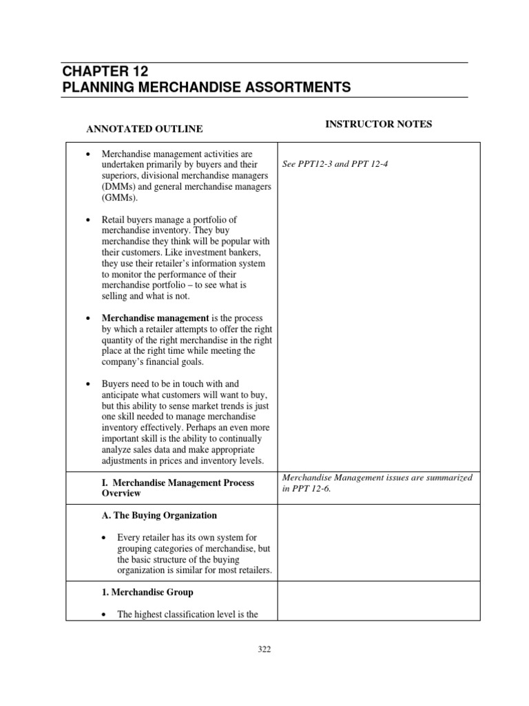 Evaluating Merchandise Management Performance Through Gross Margin ...