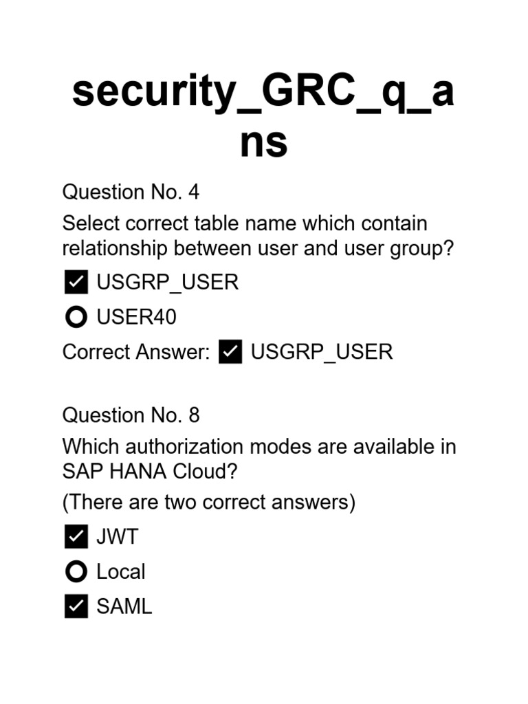 Security GRC Q Ans | PDF