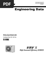 Daikin RXQ Series Specifications | PDF | Heat Exchanger | Air Conditioning