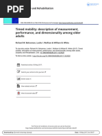 Johns Hopkins Mobility Scale Overview | PDF | Nursing | Physical Therapy