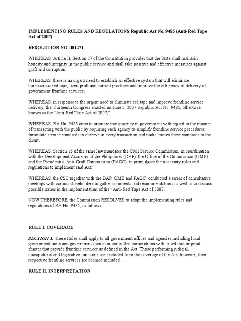 RA 9485 | Crimes | Crime & Justice