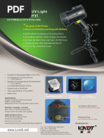UV Light Intensity Units and Units Conversion | PDF | Watt | Ultraviolet