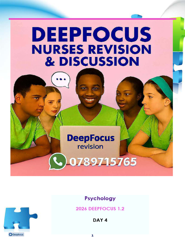 Day 4_cognitive Development_psycho-sexual Developmental Stages(2 ...