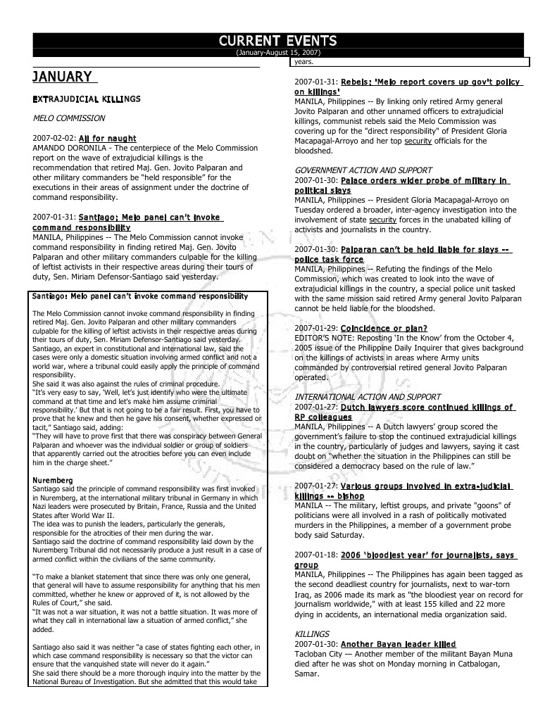 Current Events | PDF | Government | Government Information