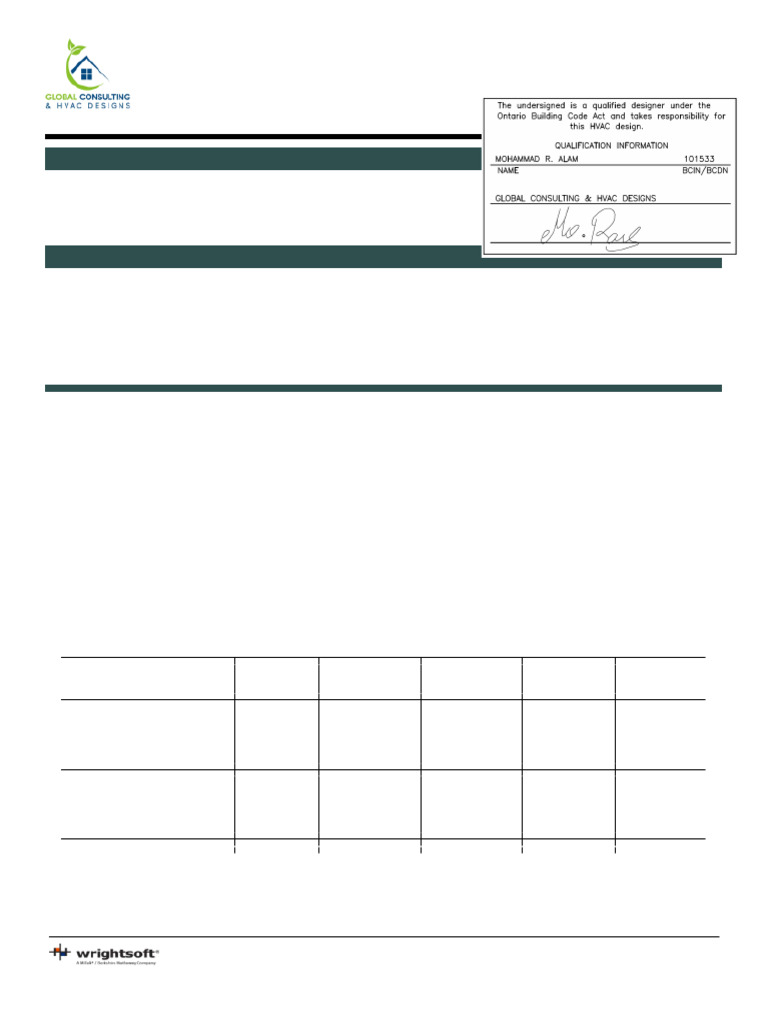 Sample Format - Load Calculations | PDF | Thermostat | Sustainable ...