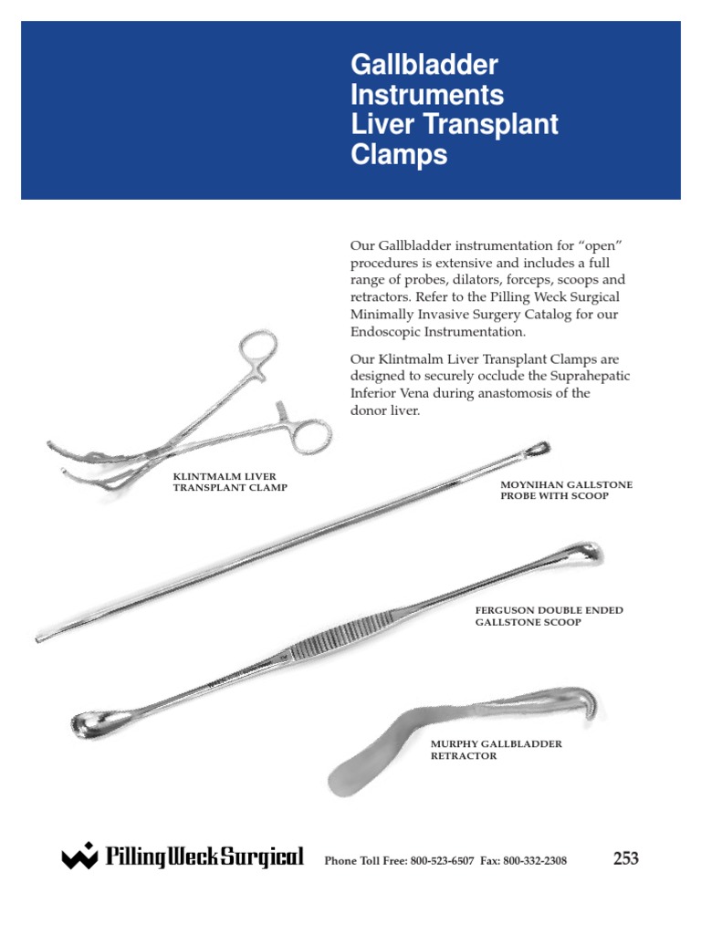 GEN GallBladderInstrumentsA | PDF | Gallbladder | Liver