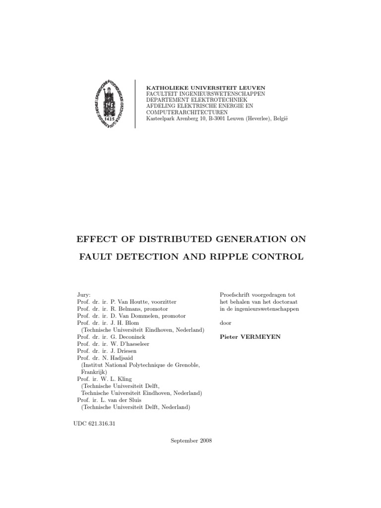 Effect Of Distributed Generation On Pdf