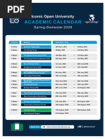 2026 UniSQ Trimester Calendar | PDF | Observances