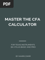 BA II Plus Calculator Usage Guide | PDF | Calculator | Mathematics