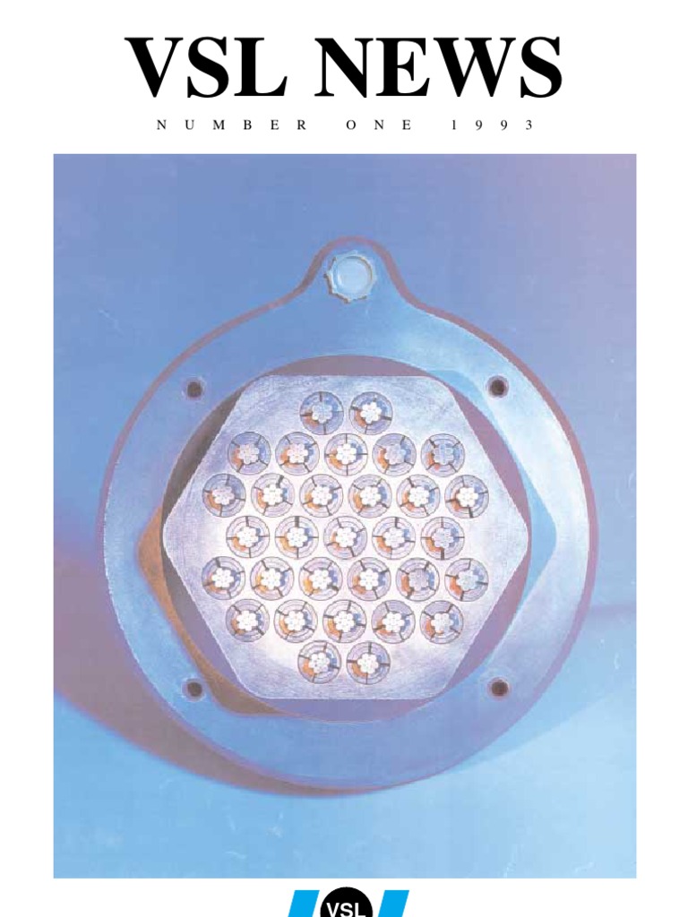 VSL News 1993 1 | PDF | Prestressed Concrete | Structural Engineering