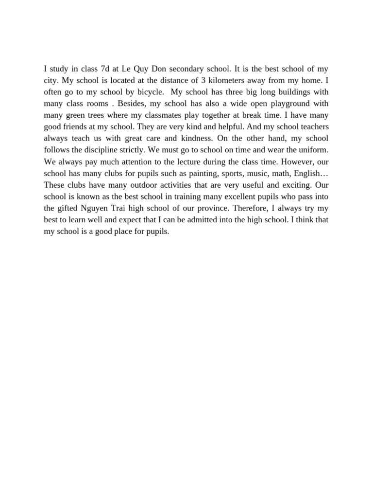 My school | PDF