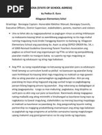 Closing Remarks Tagalog | PDF