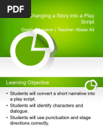 Skit Writing Template for Students | PDF