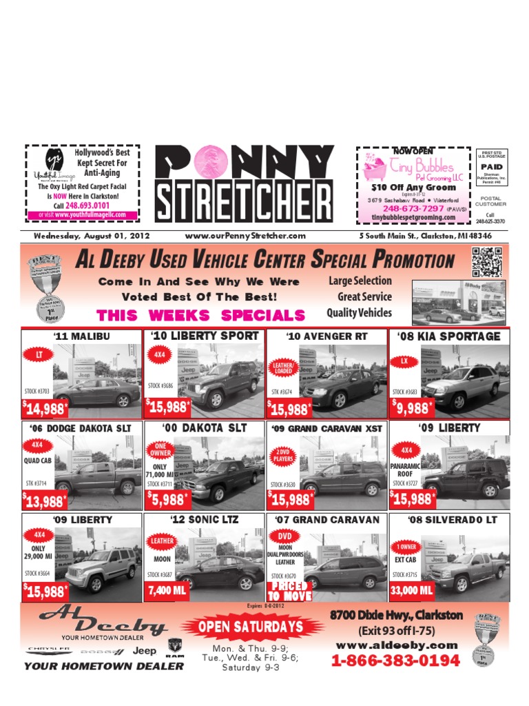 Penny Stretcher 08/01/12 | PDF | Hvac | Truck