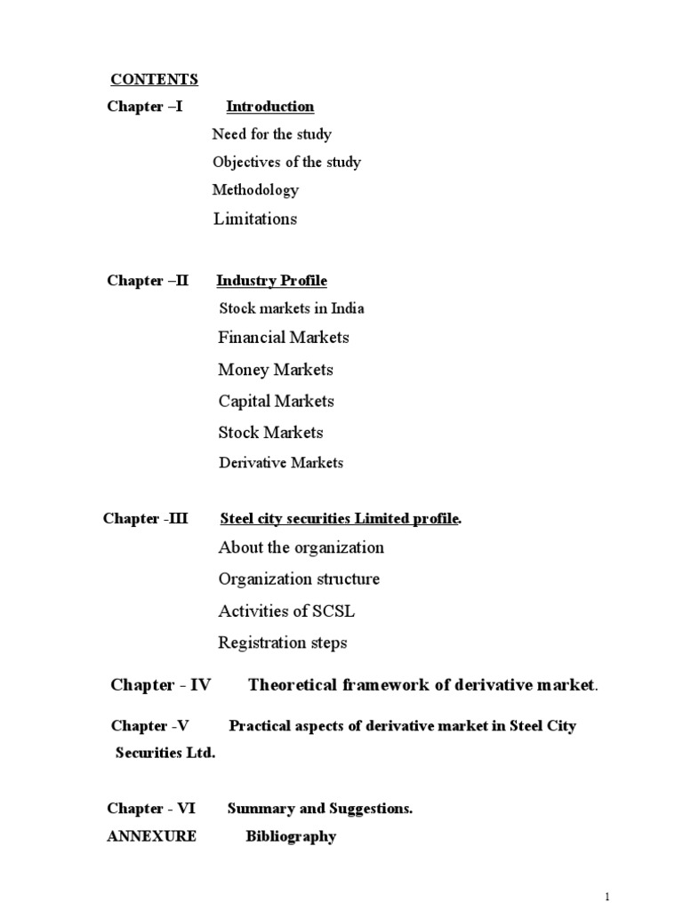 Future and Options | Download Free PDF | Futures Contract | Derivative ...
