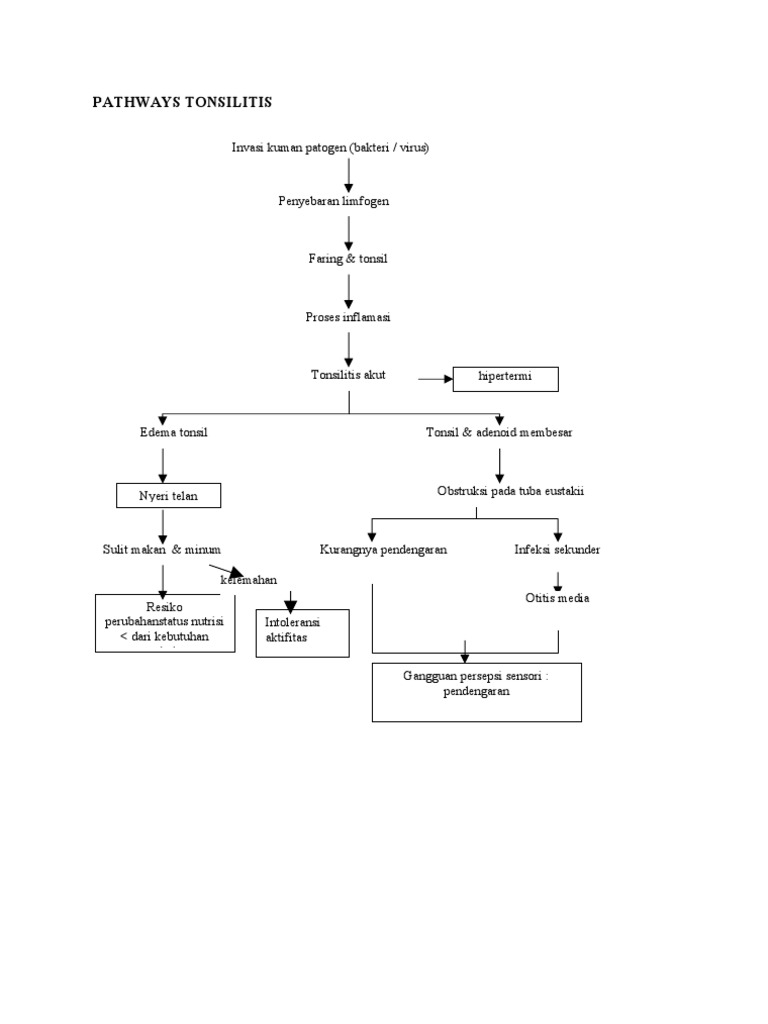 Pathways Tonsilitis | PDF | Teknologi & Rekayasa