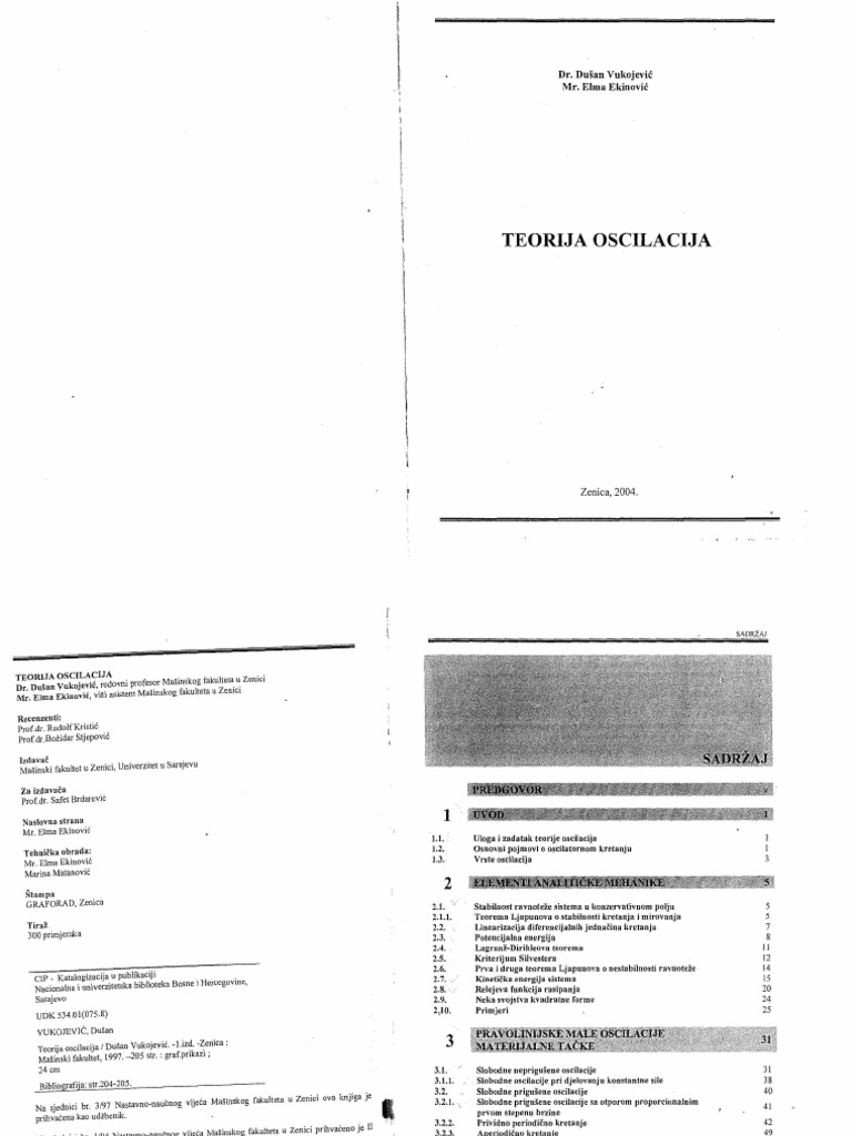 Teorija Oscilacija | PDF