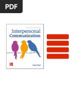 Interpersonal Communication Book 16th Ed. | PDF | Communication ...