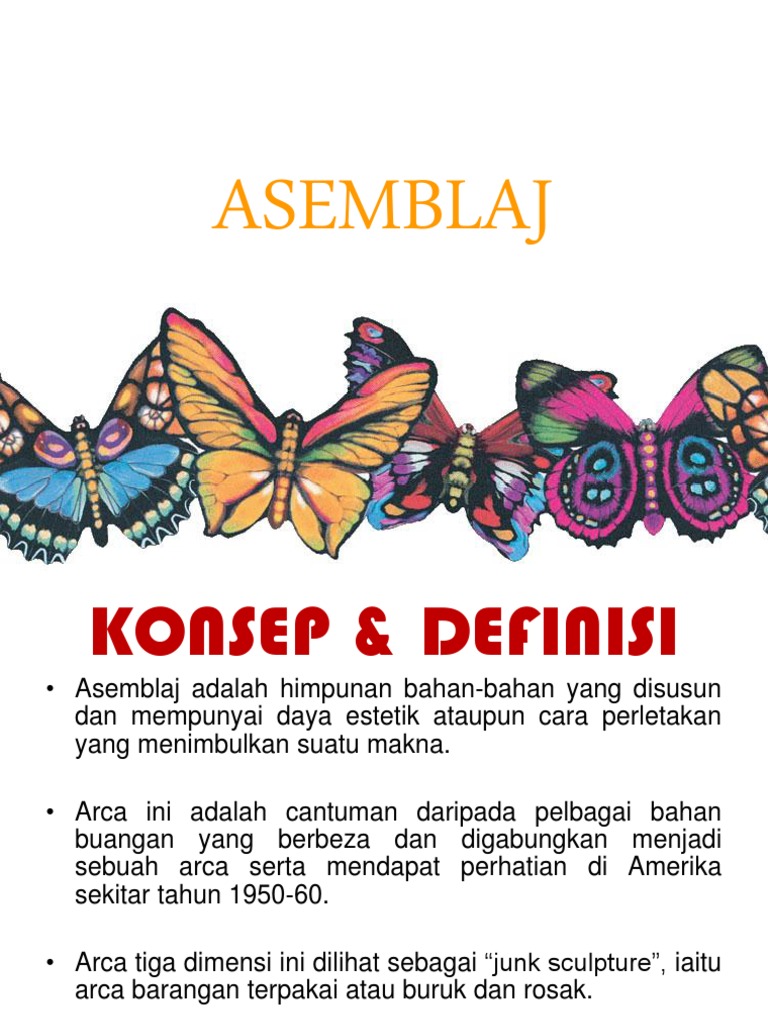 ASEMBLAJ | PDF | Griya & Taman | Seni