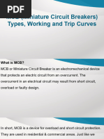Understanding MCB Trip Curves and Types | PDF | Electrical Equipment ...